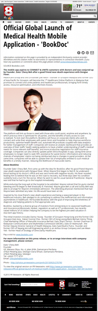 BookDoc featured on kait8.com - BookDoc