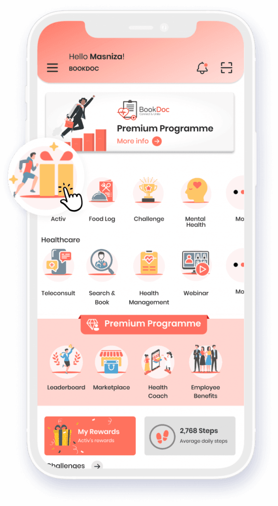 Online Run, Walk & Get Rewards | Join Be Activ with BookDoc