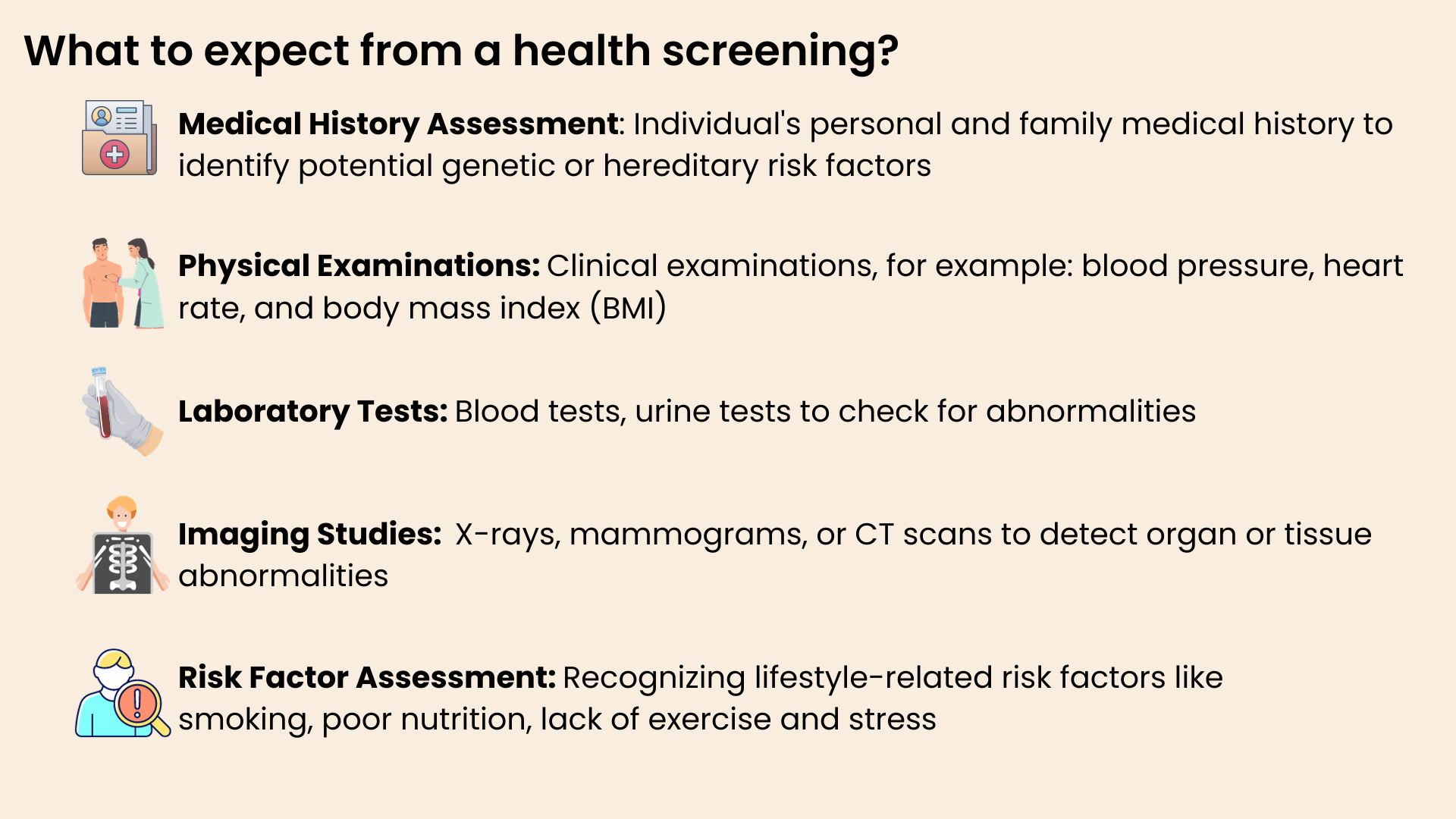 Essential Health Screening Tests (Part 1): Bookdoc Guide