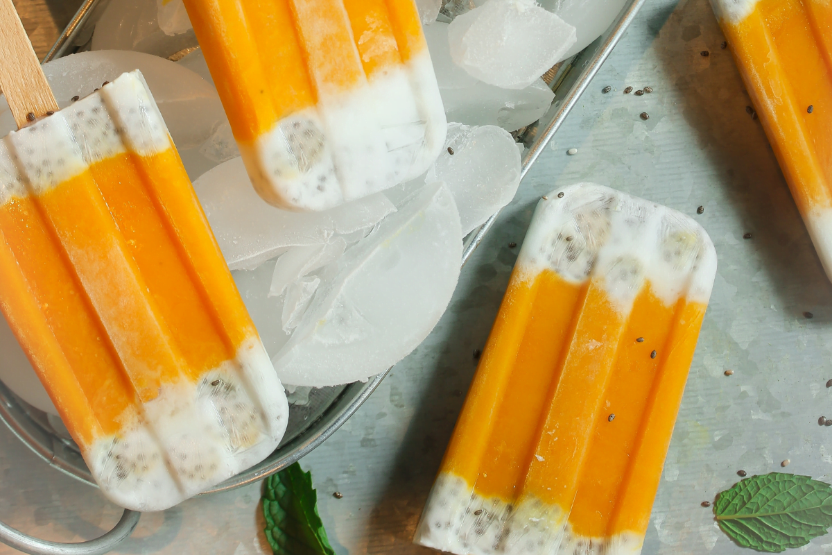 Healthy Treats for World Milk Day: Milky Way Mango Popsicles